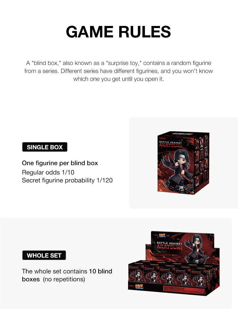 Naruto Shippuden Akatsuki Blind Box Figures | BlindBox NZ