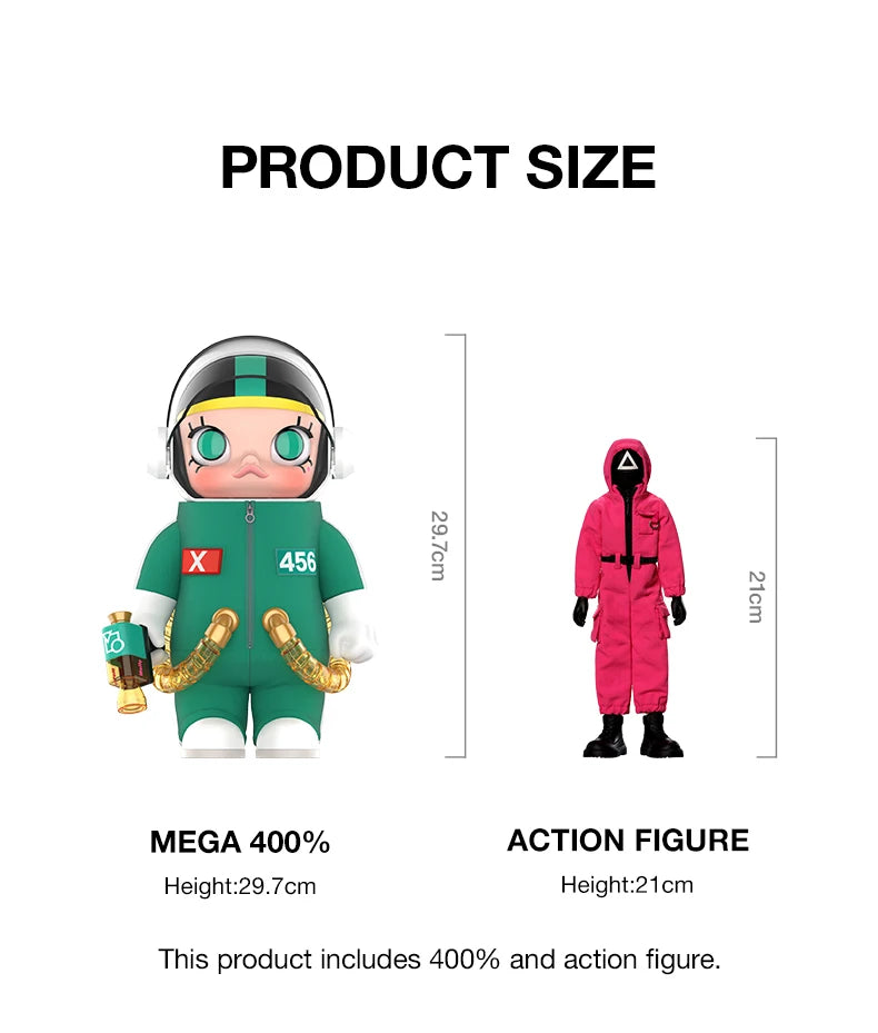 POP MART MEGA SPACE MOLLY 400% Squid Game Set | BlindBox NZ