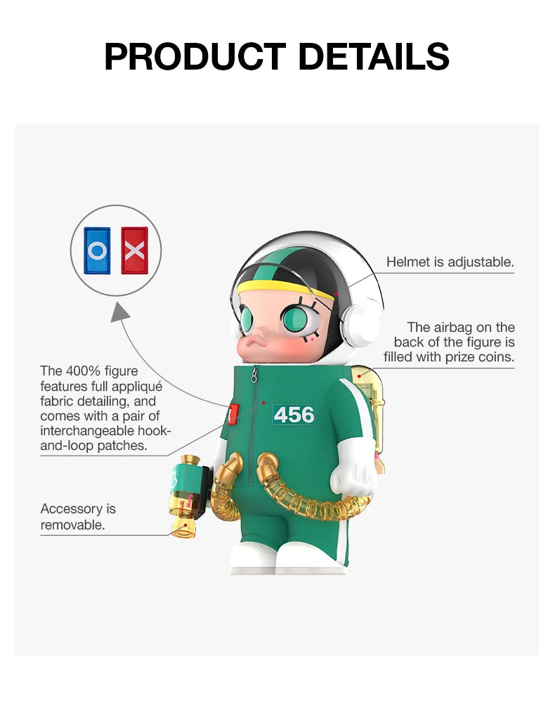 POP MART MEGA SPACE MOLLY 400% Squid Game Set | BlindBox NZ